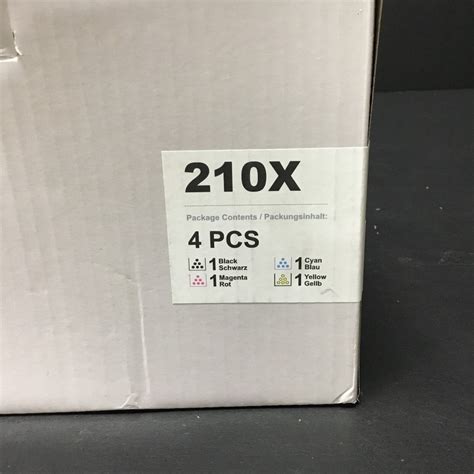 E Z Ink 210x Toner Cartridges With Chip Compatible Replacement For Hp