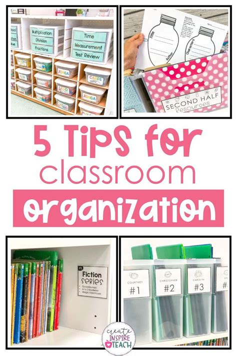 5 Easy Tips For Elementary Teacher Classroom Organization Organization Tips F… Classroom