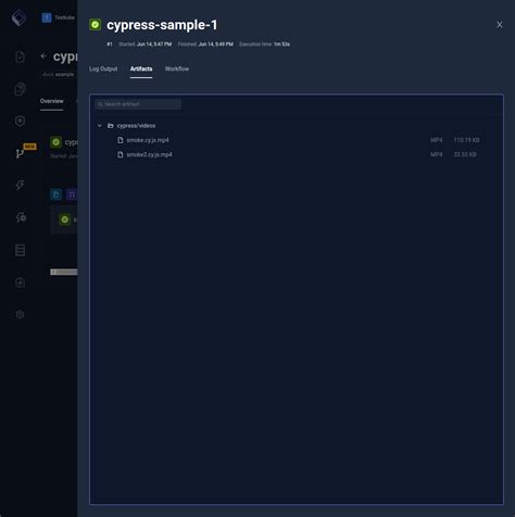 Basic Cypress Framework Example Testkube Documentation