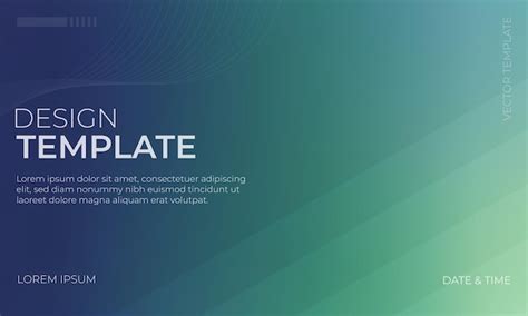 Premium Vector Modern Green And Indigo Gradient Background Design