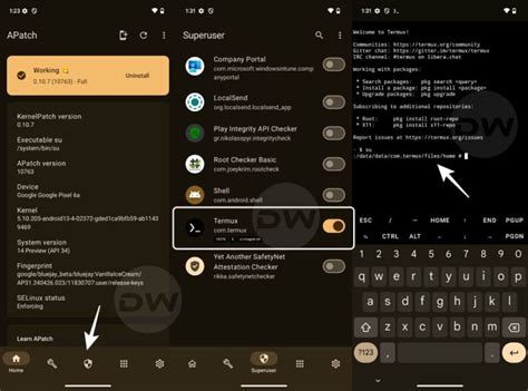 Root Android Via Apatch Give Su Access Flash Module Install Ota Droidwin