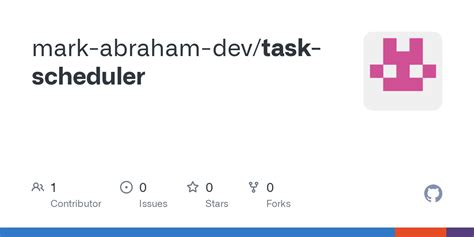 Github Mark Abraham Devtask Scheduler