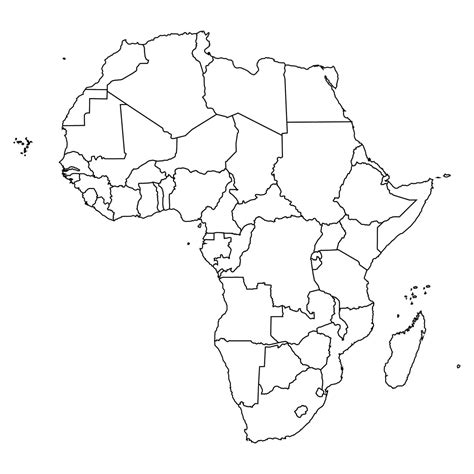 Mapa De Frica Para Imprimir Descargar Gratis