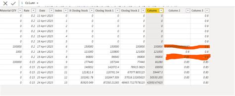 Solved Dynamically Referencing Above Rows In The Same Col
