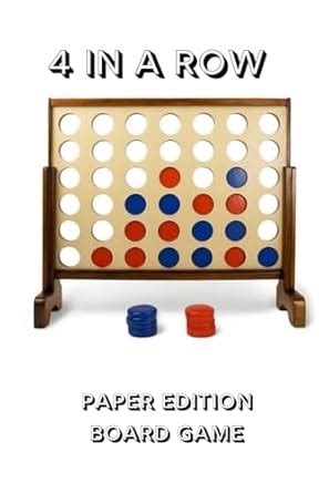4 In A Row Paper Edition Board Game Uk Trip Mr Fun Books