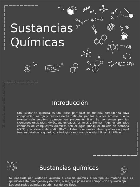 Sustancias Quimicas Pdf Química Sustancias Químicas