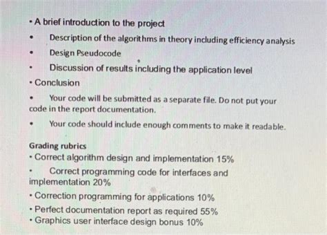Solved Sorting Searching And Efficiency Analysis Project