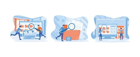 Premium Vector Storage And Indexing Of Information Information Storage And Indexing