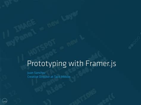 prototyping with framer js