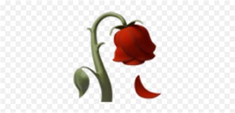 Flower Emoji Red Tumblr Beautiful Wilted Flower Emoji Appleflower