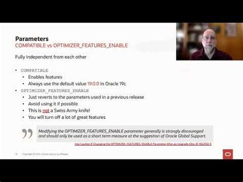 Oracle COMPATIBLE VS OPTIMIZER FEATURES ENABLE SERHAT CELIK DATABASE BLOG