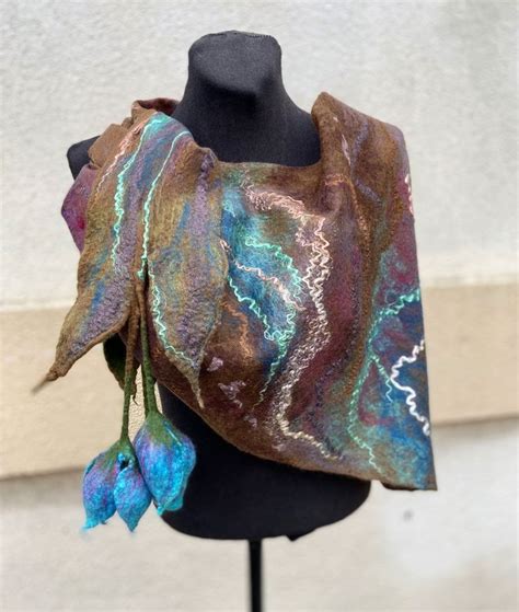 Валяный шарф Шарф