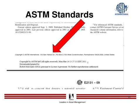 Ppt Astm Standards And Property Management Powerpoint Presentation
