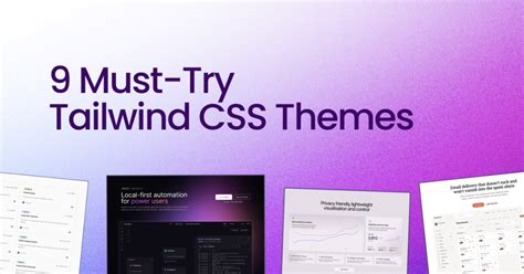 9 Must Try Tailwind Css Themes Tailkits
