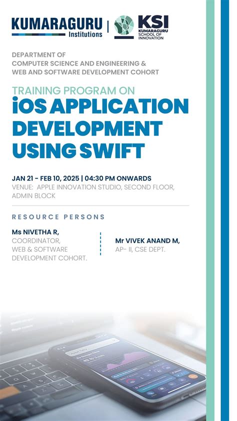 Swiftdevelopment Iosdevelopment Mobileappdevelopment Kumaraguru School Of Innovation
