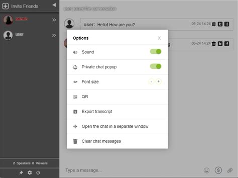 new feature new chat menu