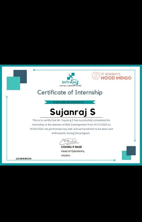 Sujan Raj On Linkedin Iitbombay Intrainz Newbeginnings