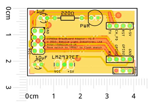 Designing A Breadboard Adaptor For The 5 Esp8266… Everythingesp
