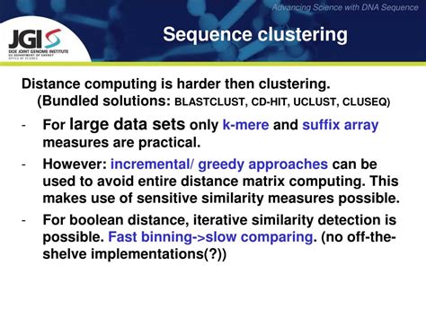 ppt sequence clustering powerpoint presentation free download id