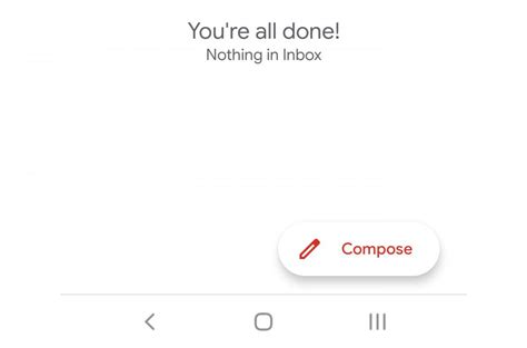 gmail for android gets sweet new button