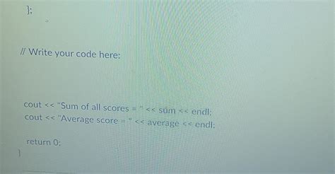 solved examine the incomplete program below write code that