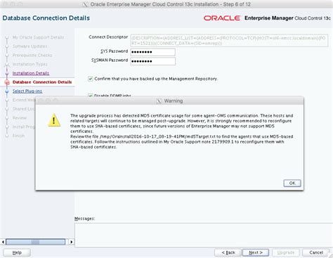 Oracle Base Upgrade Oracle Enterprise Manager Cloud Control 13c Release 1 13cr1 To 13c