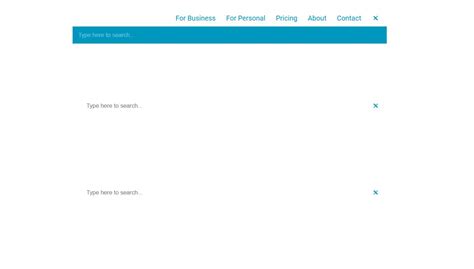 JavaScript Search Box Design Examples OnAirCode
