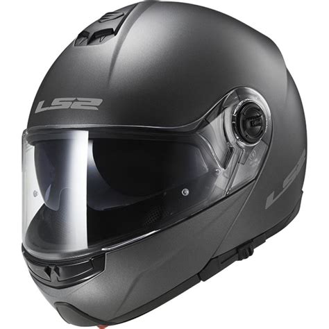 Casco Modulare Ls2 Ff325 Strobe Solid Opaco Titanio