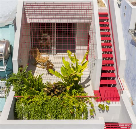 Gallery Of Architecture And Color Explore 15 Projects That Feature Exterior Red Staircases 20