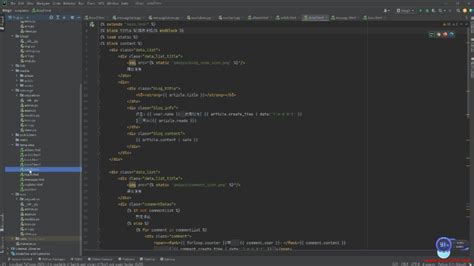 20 django5博客系统视频教程 博主信息显示功能实现 java知识分享网 免费java资源下载