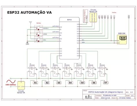 Shield Esp32 Placa Automação Sensor Corrente Tensão Caixa Mebuscar