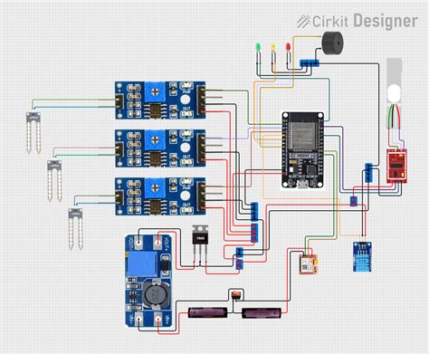 Esp32 Based Landslide Monitoring System With Sms Alerts How To Guide And Editable Circuit