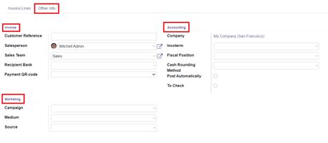 Odoo Customer Invoices Odoo V Community Edition