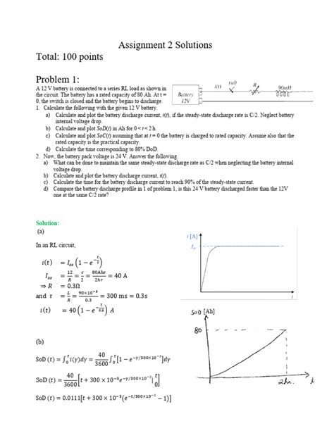Assignment 2 Solutions Pdf Vehicles Mass