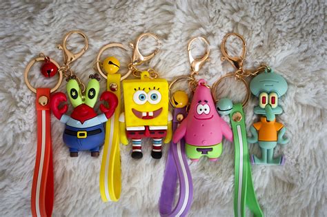 Spongebob Squarepants Keychains Spongebob Keychains Mr Crabs