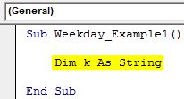 VBA Weekday Step By Step Guide To Weekday Function In VBA