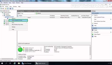 Configure Client Side Targeting In Wsus Server 2019
