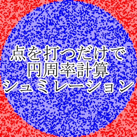 円周率計算シミュレーション フリーゲーム投稿サイト Unityroom
