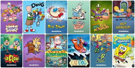 let's make it a bit interesting. pick 7 (or fewer if you want?) Nickelodeon cartoon shows from ...