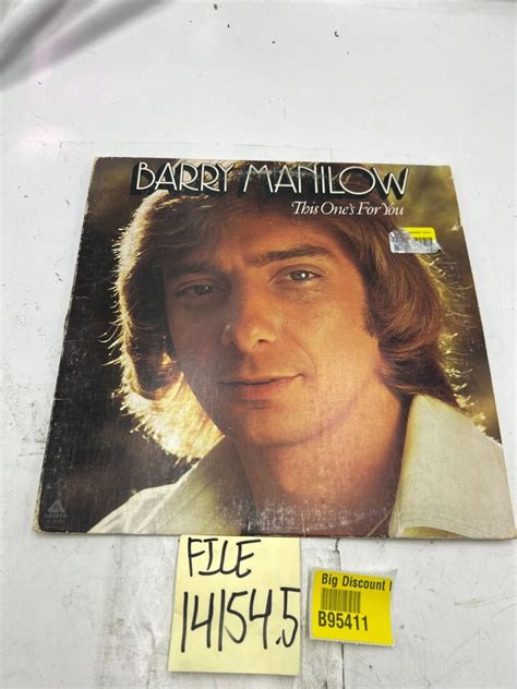 Barry Manilow This Ones For You Vinyl Lp 180 Gram 33 Rpm Daybreak Let Me Go 8719262028159 Ebay
