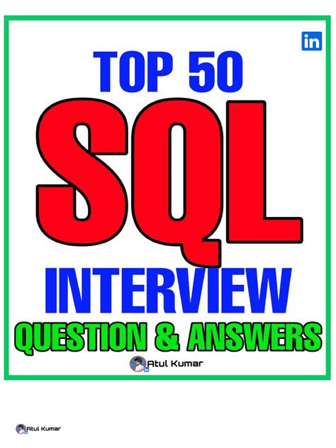 50sql interview question and answer pdf