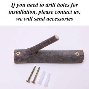 Wall Coat Hooks Tree Branch Bathroom Hook Natural Wood Towel Hook For Wall Art Etsy