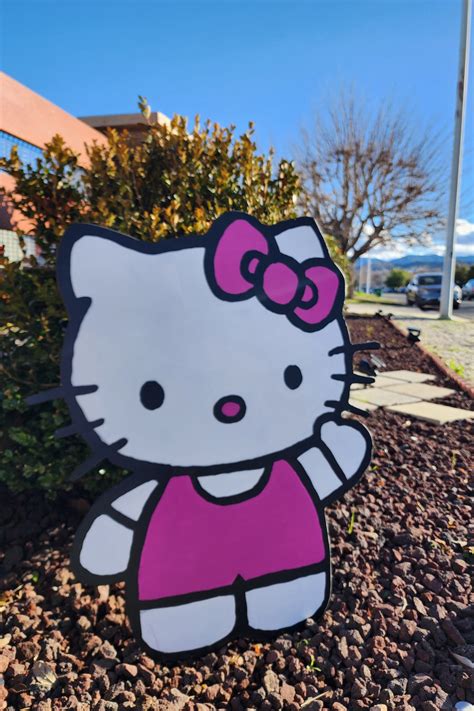 Hello Kitty Wall Art Wall Decorations Yard Decor Lawn Decorations Hello
