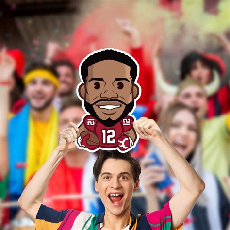 Nico Collins Emoji Big Head Official Nflpa Houston Texans Foam