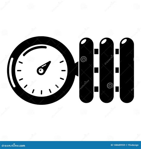 Manometer Icon Simple Style Stock Vector Illustration Of Energy Manometer 108689959