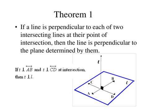 PPT Theorems Relating Lines And Planes PowerPoint Presentation Free Download ID