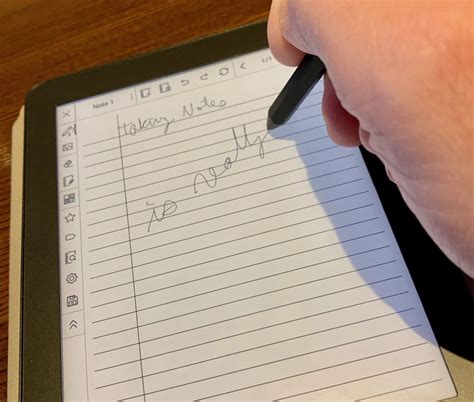 Mobiscribe Notepad The E Ink Notepad Android Device Review Note Pad Bible Apps Settings App
