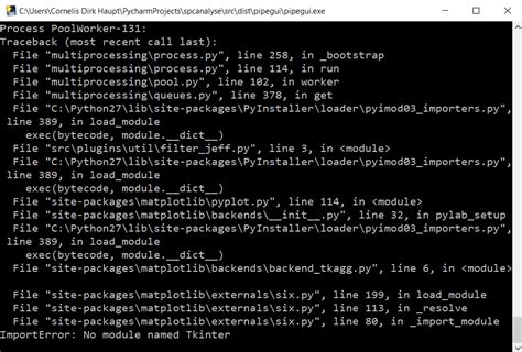 Python Using Pyinstaller On Parmap Causes A Tkinter Matplotlib Import Error Why Stack