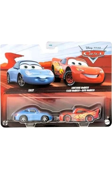 Dİsney Disney Pixar Cars 2li Cars Sally Lıghtnıng Mcqueen 2li Araba