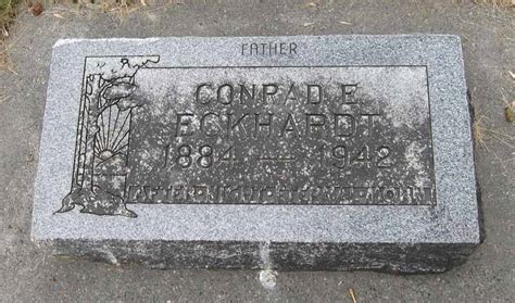 Conrad E Eckhardt 1884 1942 Memorial Find A Grave